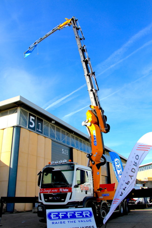 Une nouvelle grue Effer pour Pol Position