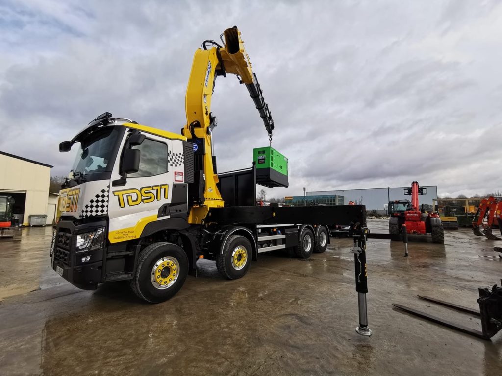 Une nouvelle grue Effer pour TDS 77