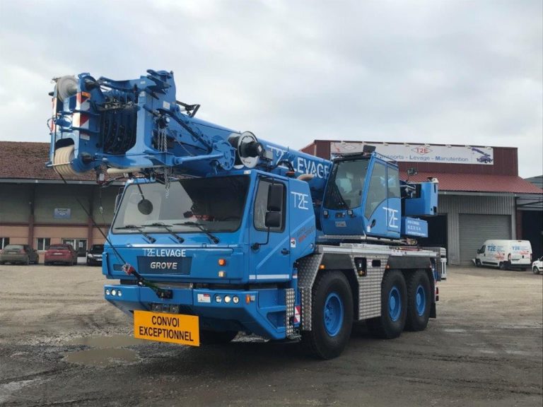Une nouvelle grue GMK3060L chez T2E