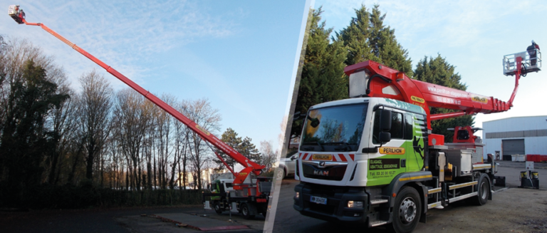 Palfinger France livre sa première nacelle hybride à Perilhon