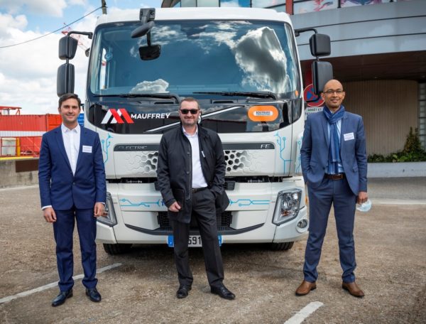 Le groupe Mauffrey réceptionne un nouveau porteur électrique
