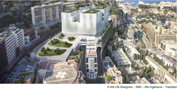 A Monaco, Vinci Construction réalise l’extension de l’hôpital Princesse ...