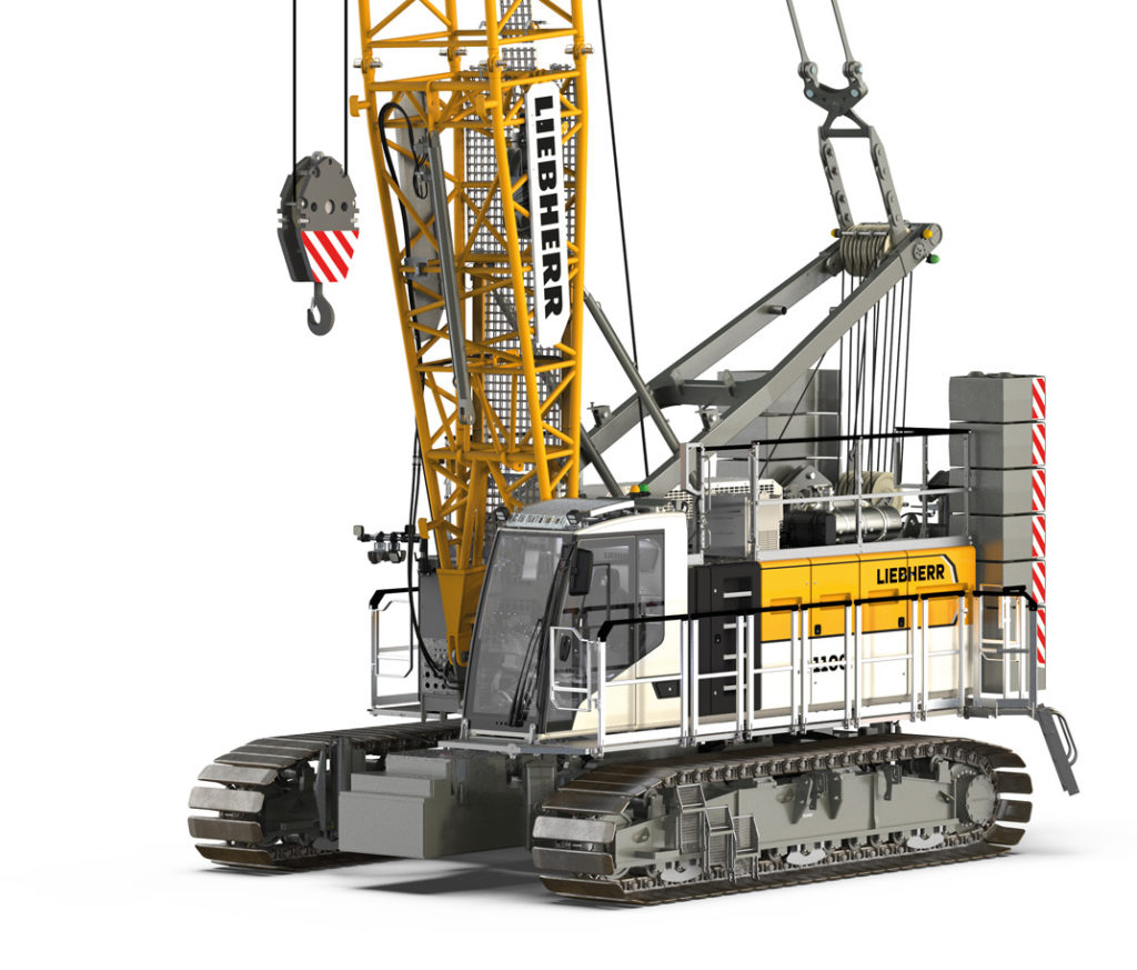 LR 1100 : la nouvelle grue treillis de 100 tonnes Liebherr