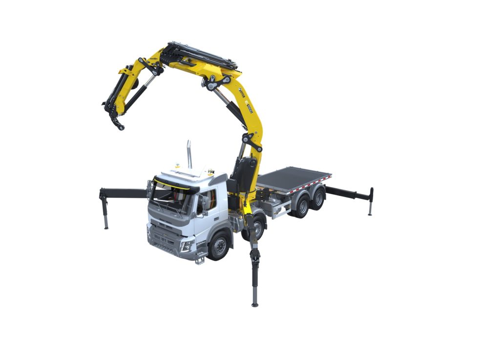 Hiab propose le système CroSStab sur la grue Effer 1000