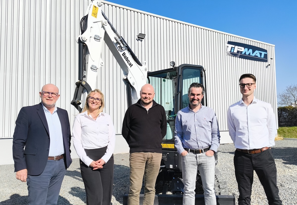 Tipmat complète son offre Bobcat avec les matériels de manutention