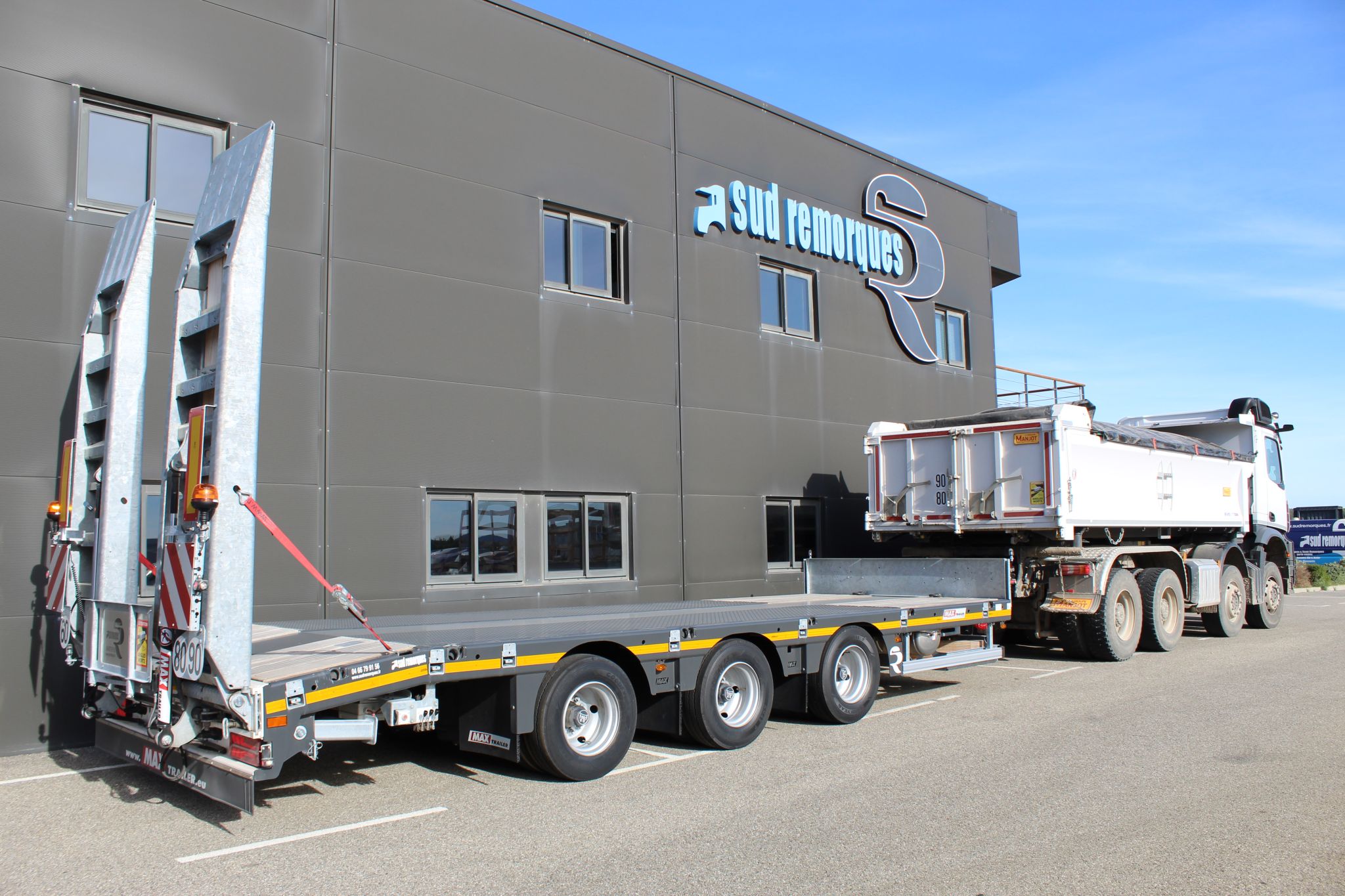 Sud Remorques effectue une double livraison pour Hugo BTP dans les ...